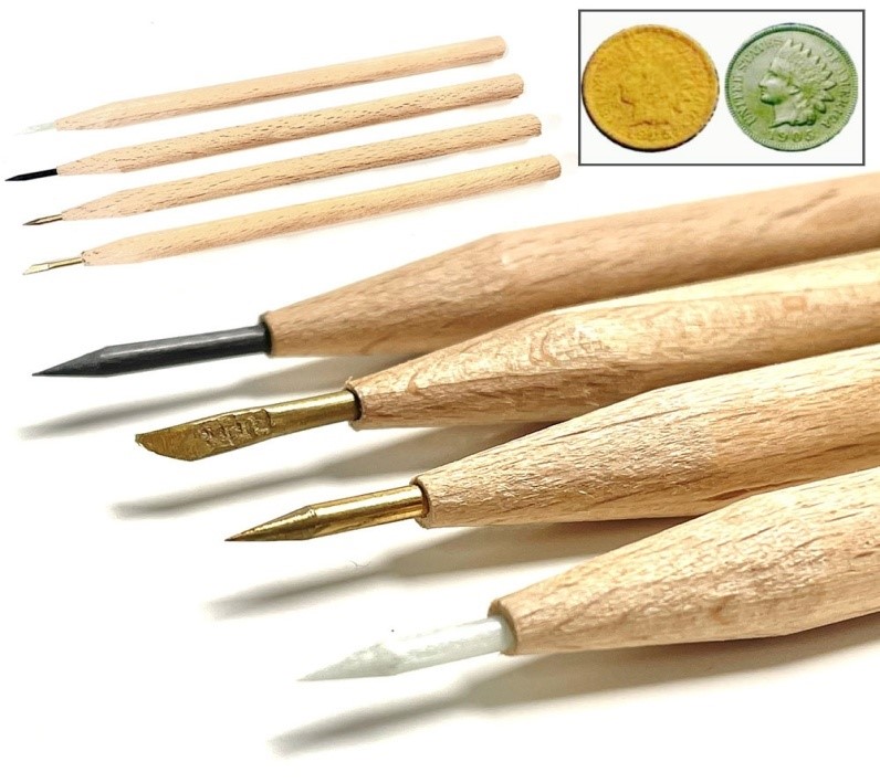 Set de 4 crayons grattoir – Leader Expo